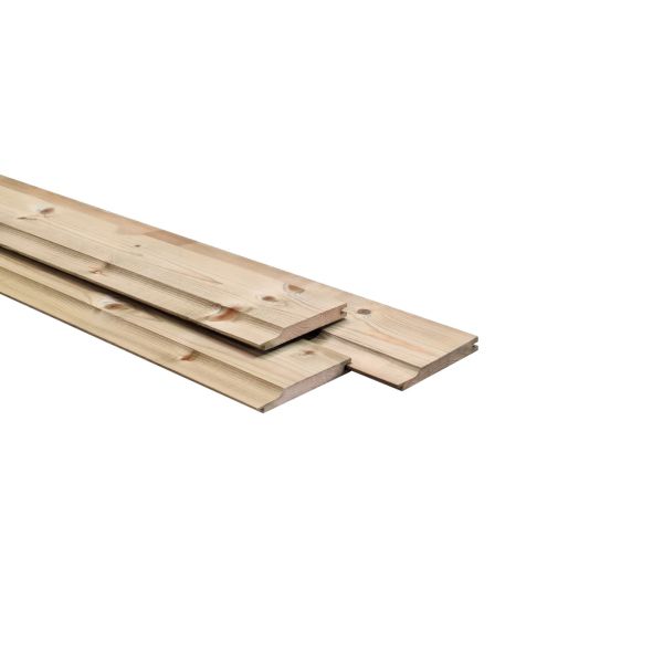 Rabatdelen 18mm - Houten planken voor een fraaie gevelbekleding